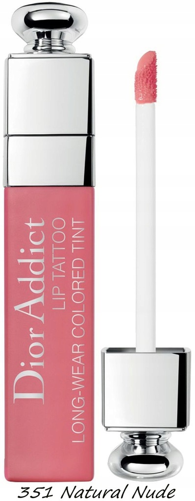 Dior Addict Lip Tattoo Pomadka-błyszczyk 351 Nude - 10156420717 - oficjalne archiwum Allegro