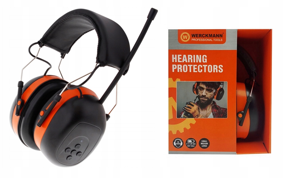 OCHRONNIKI NA USZY z Radiem FM Słuchawki Werckmann - 12764326340 - oficjalne archiwum Allegro