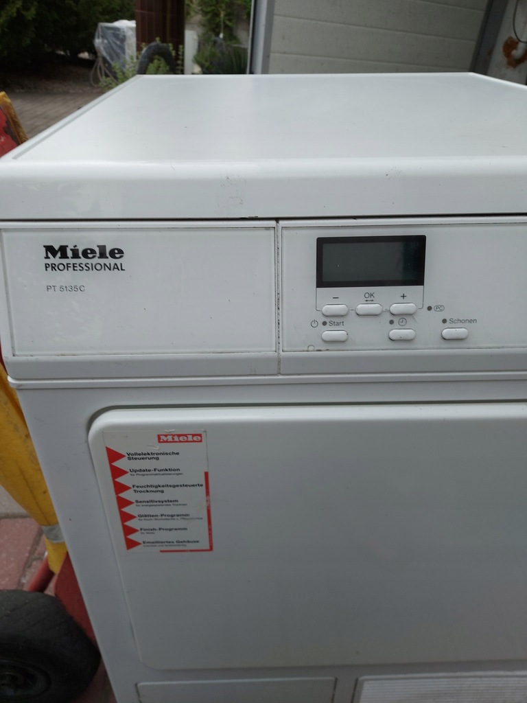 SUSZARKA MIELE PROFESSIONAL PT5135C - 12620049077 - oficjalne archiwum ...