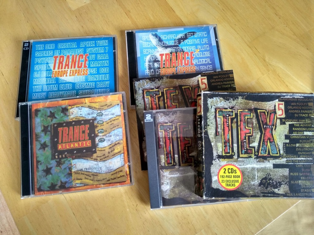 Trance Europe Express TEX - zestaw 4 płyt CD !! - 10942311979 ...