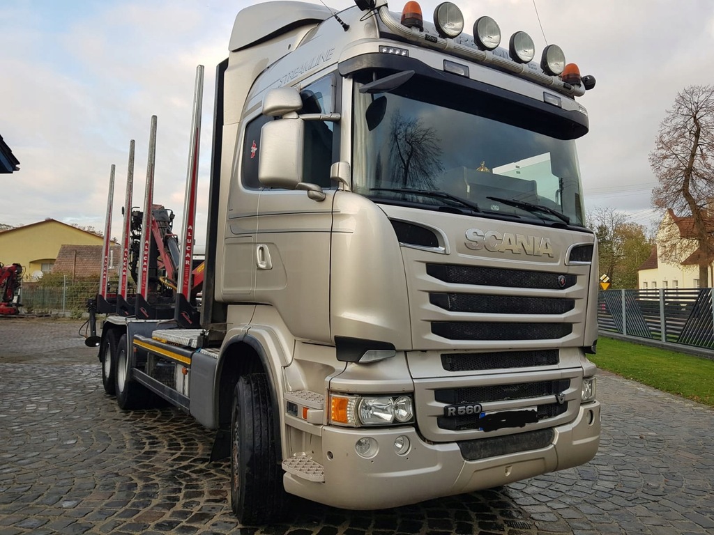 Scania R560 6x4 hds Loglift 96 dźwig do drewna - 8650600252 - oficjalne ...
