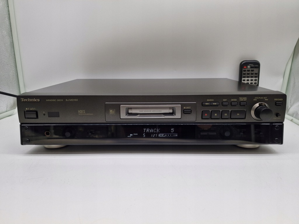 TECHNICS SJ-MD150 ODTWARZACZ MINIDISC TOP + PILOT! - 13164947706 ...