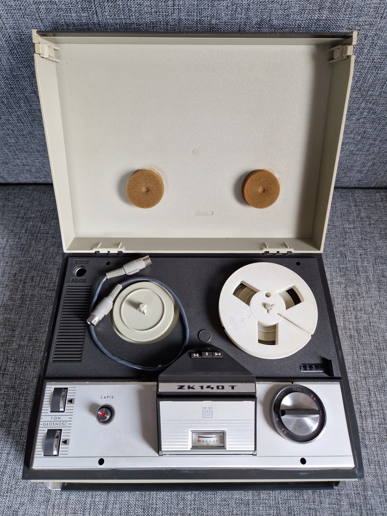Magnetofon Szpulowy ZK 140 TM Unitra ZMP SPRAWNY - 13873217492 ...