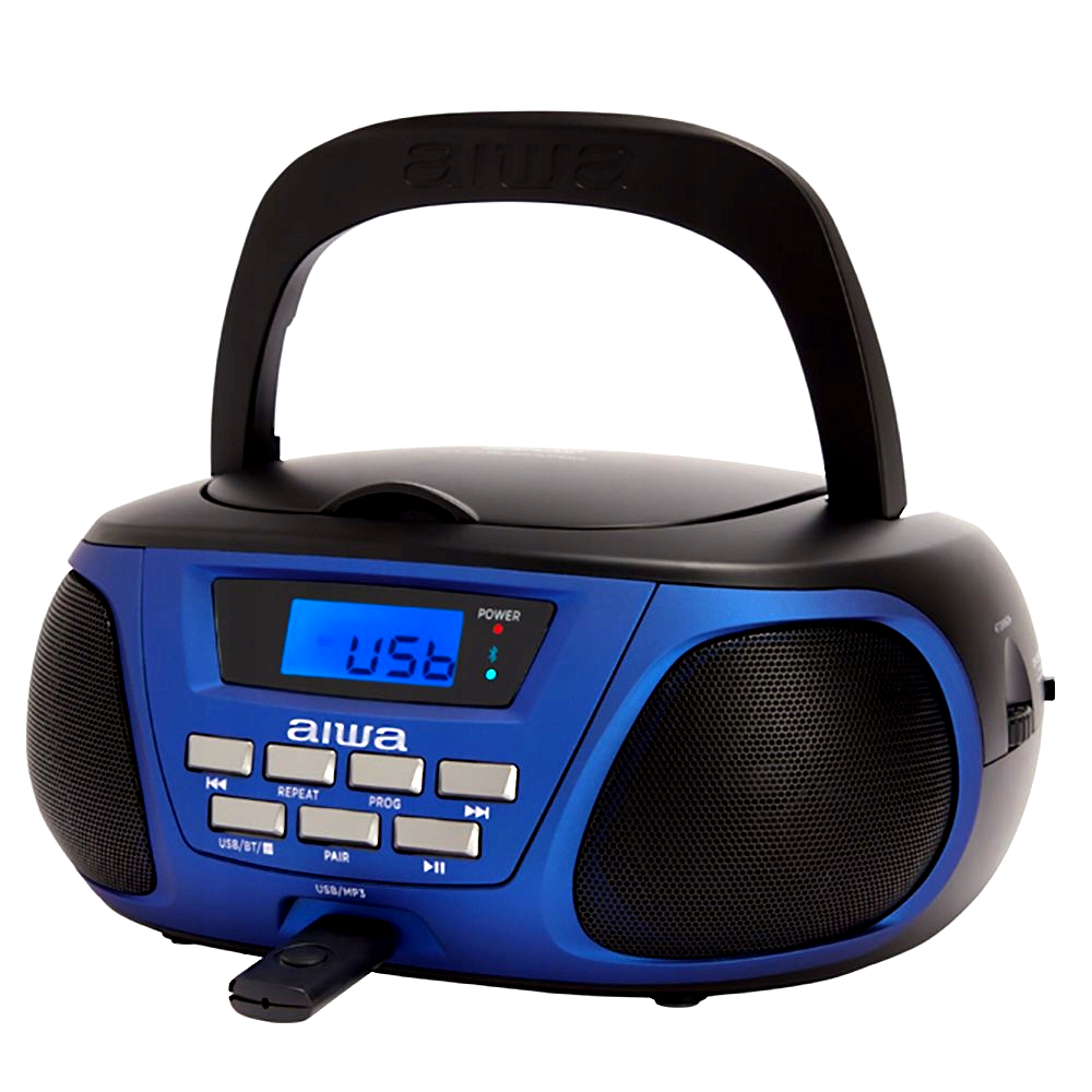 BOOMBOX RADIOODTWARZACZ CD MP3 BLUETOOTH AIWA BBTU-300BL - 13178656875 ...