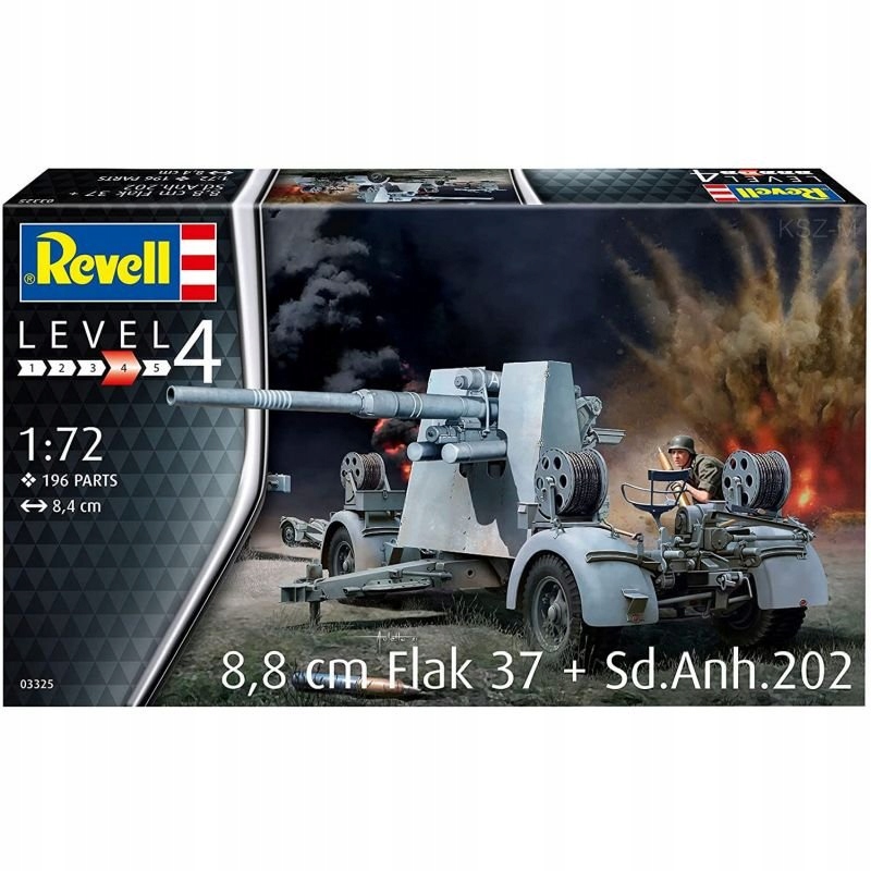 REVELL 03325 - 8,8 cm Flak 37 + Sd.Anh.202 1/72 - 11261293781 ...