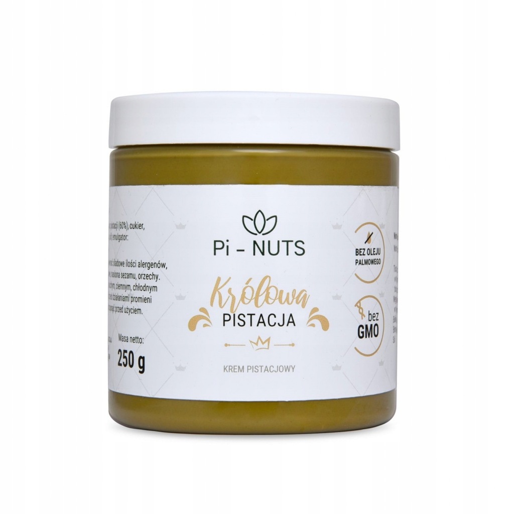 KRÓLOWA PISTACJA krem pistacjowy 250g - Pi-NUTS - 12824749601 - oficjalne archiwum Allegro