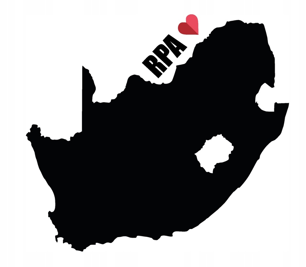 Mapa RPA naklejka dla podróżnika RPA Afryka - 9746598936 - oficjalne ...