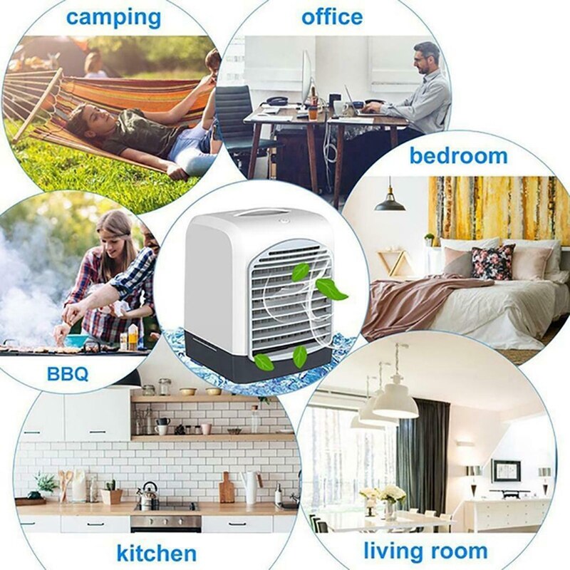 Przenośny Mini pulpit klimatyzator USB mały wentyl - 12692693031 ...