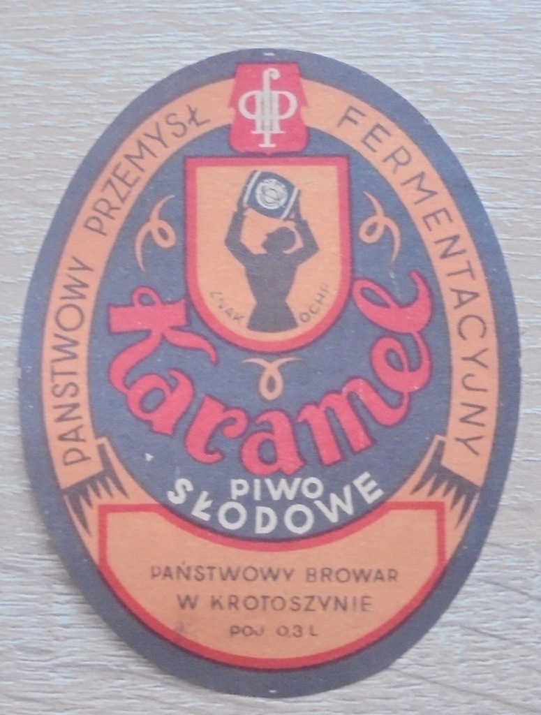 Stara etykieta Krotoszyn PPF - 13164276215 - oficjalne archiwum Allegro