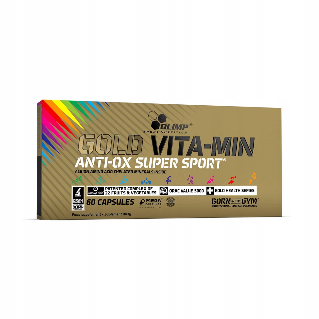 Olimp Gold VITA-MIN anti-OX Super 60kaps. Witaminy - 12878601782 ...