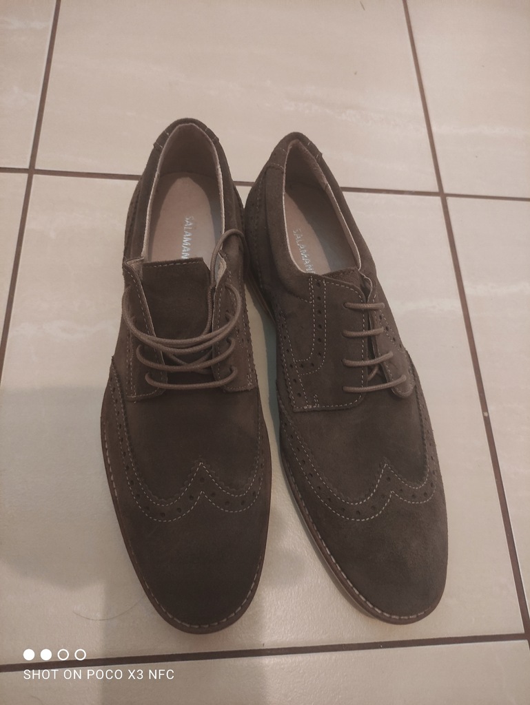 półbuty męskie salamander 42 dł wkładki 27cm_bdb_ - 12282621257 - oficjalne archiwum Allegro