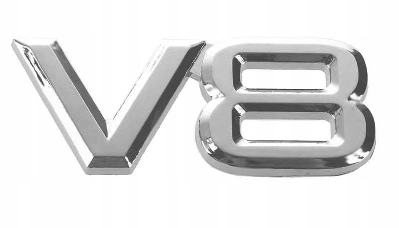 C88 EMBLEMAT NAKLEJKA LOGO ZNACZEK V8 DO AUTA - 7795017432 - oficjalne ...