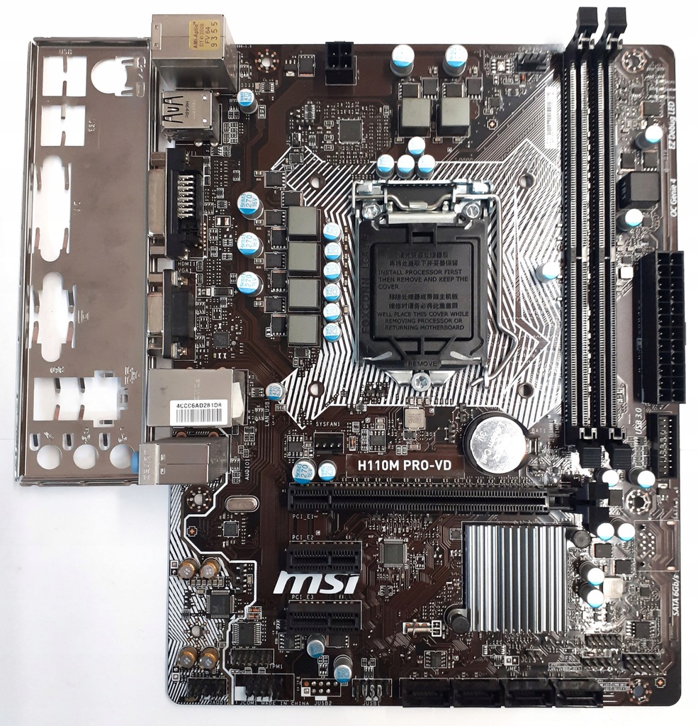 Płyta główna MSI H110M PRO-VD Micro ATX - 13832668556 - oficjalne ...