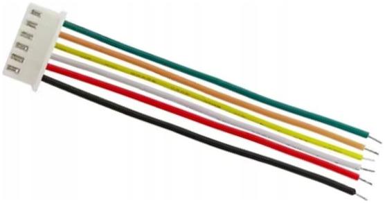 Wtyk balansera XH 5S z przewodem 20cm - raster 2,54mm - 6 PIN - 14392496362 - oficjalne archiwum ...