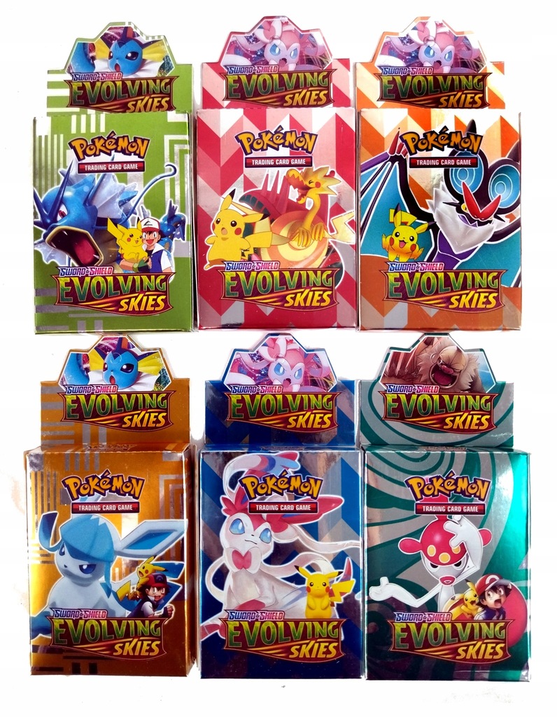 Karty Pokemon Mini Box Booster Dużo Kart Zestaw - 11945474966 ...