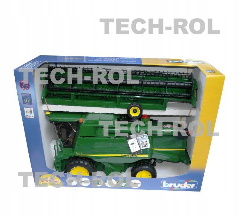 Zabawka kombajn zbożowy John Deere T670i 02132 Bruder - 16602510763 - oficjalne archiwum Allegro