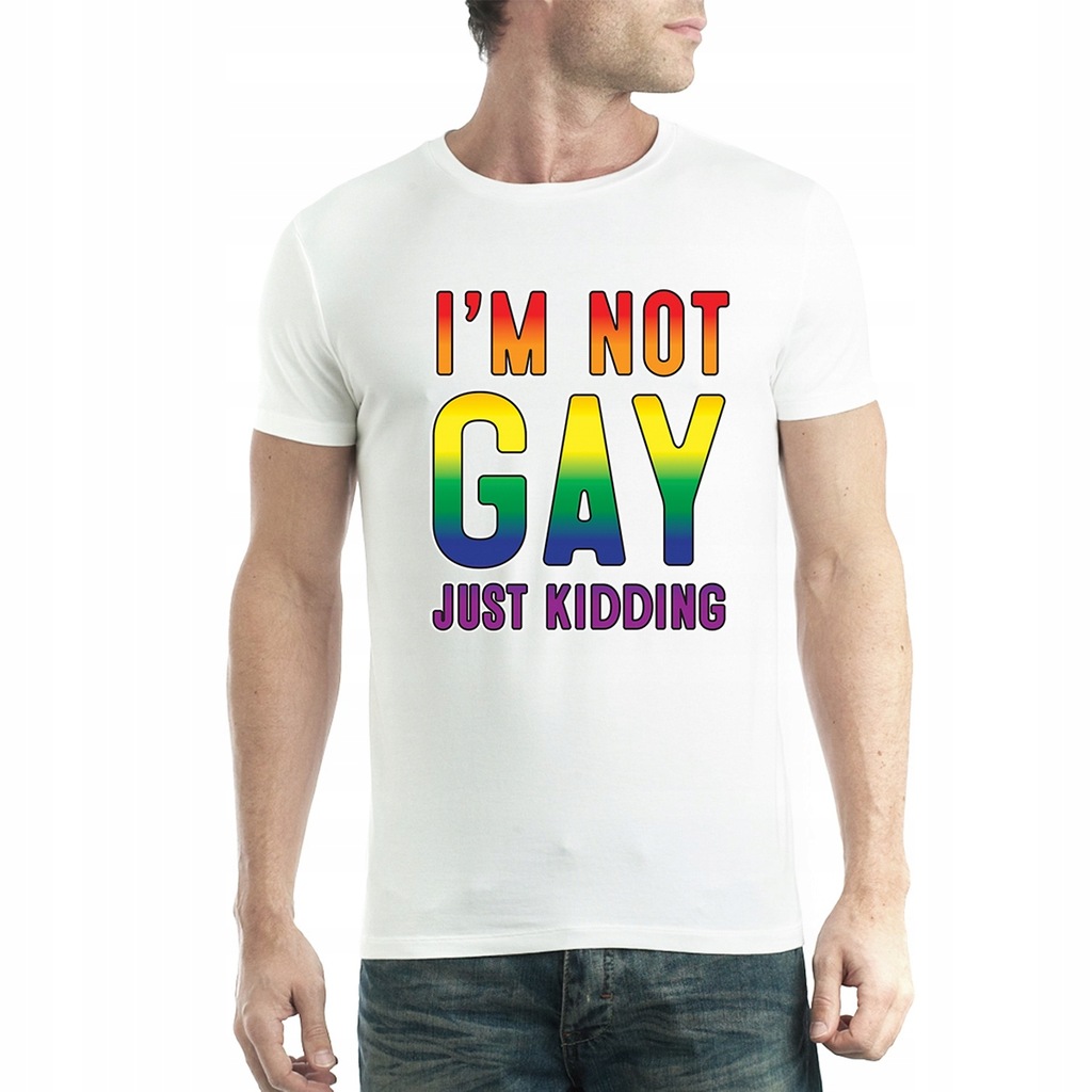 Gej LGBT T-shirt Męski Biel 3XL - 13232373206 - oficjalne archiwum Allegro