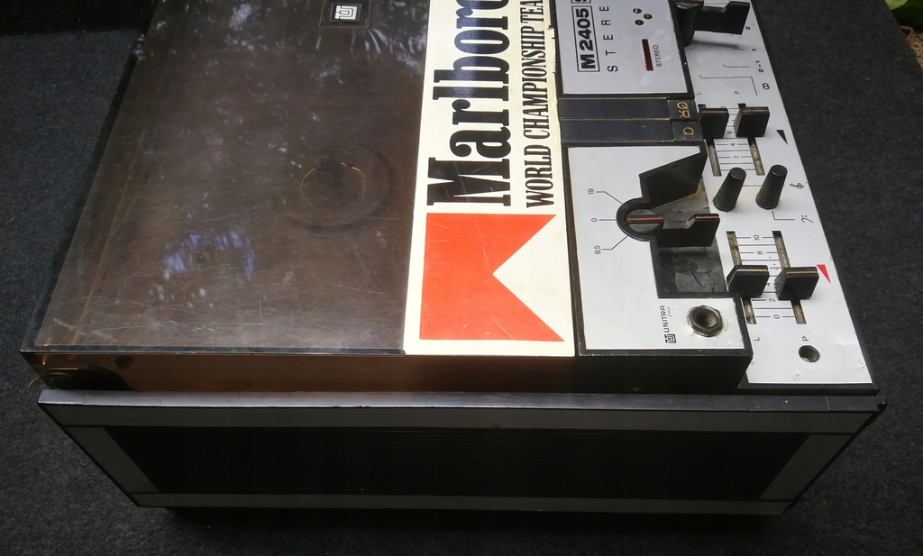 Magnetofon szpulowy Unitra ZRK M2405S czarny - 12649899003 - oficjalne archiwum Allegro