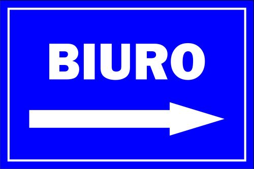TABLICZKA INFORMACYJNA - BIURO - STRZAŁKA W PRAWO - 13608653791 ... TABLICZKA INFORMACYJNA - BIURO - STRZAŁKA W PRAWO - 13608653791 ...