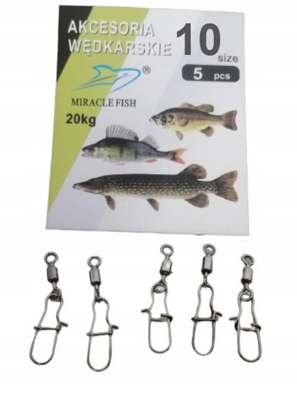 AGRAFKA Z KRĘTLIKIEM SPIN. GRUNT MOCNA ROZ 10 1SZT - 13644152627 ...