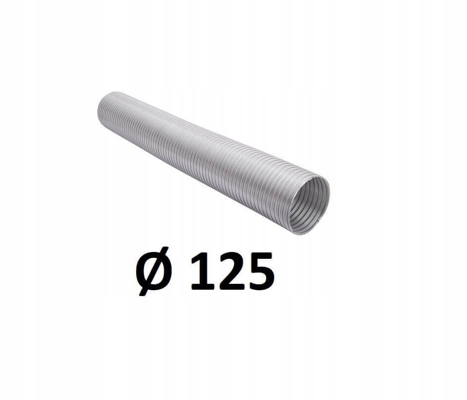 Rura aluminiowa SPIRO 125 mm - 10771039767 - oficjalne archiwum Allegro