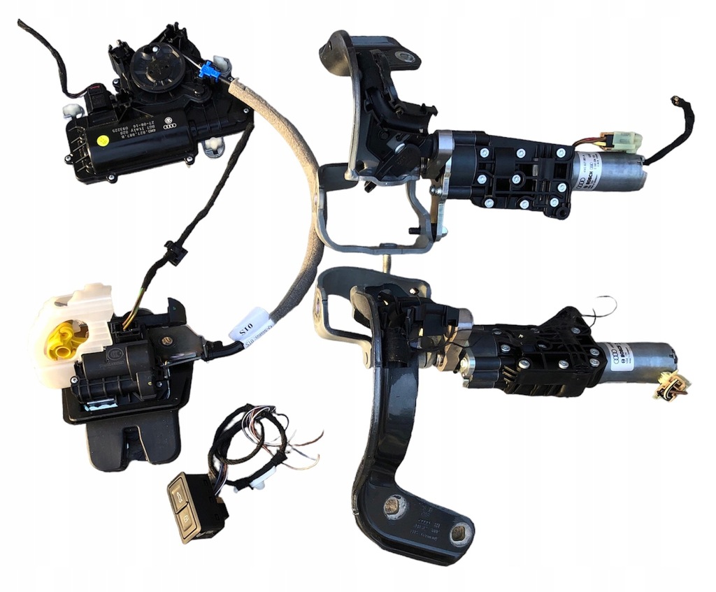 AUDI SQ7 Q7 4M SIŁOWNIK KLAPY TYŁ DOCIĄG ZESTAW 4M0827887B 4M0827851A ...
