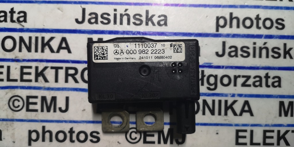 moduł akumulatora MERCEDES A0009822223 - 8826874912 - oficjalne ...