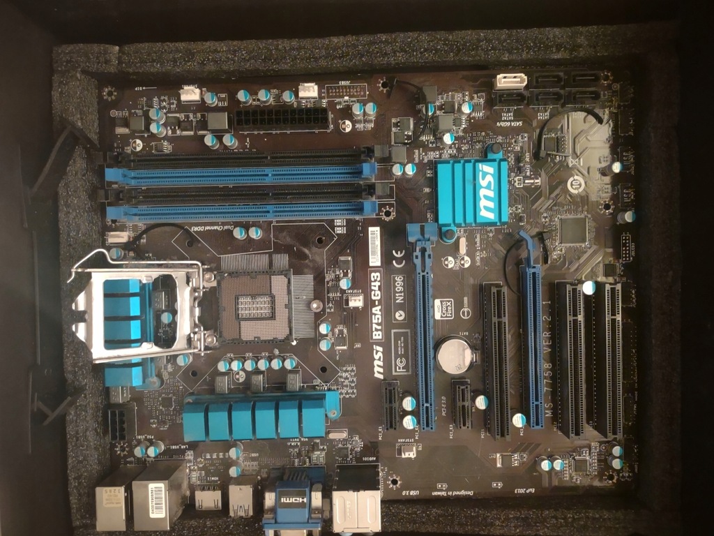 Płyta główna MSI B75A-G43 ATX - 14012704685 - oficjalne archiwum Allegro