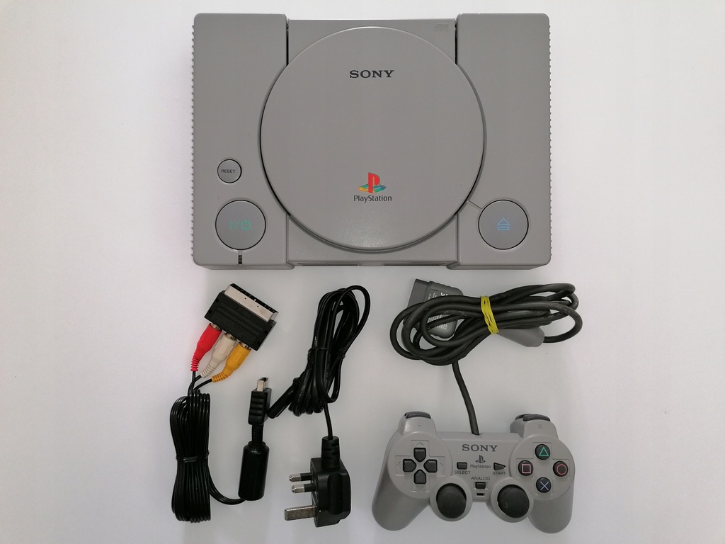 KONSOLA SONY PS1 SCPH-7502 KOMPLET CHIP + GRY - 13552367823 - oficjalne ...