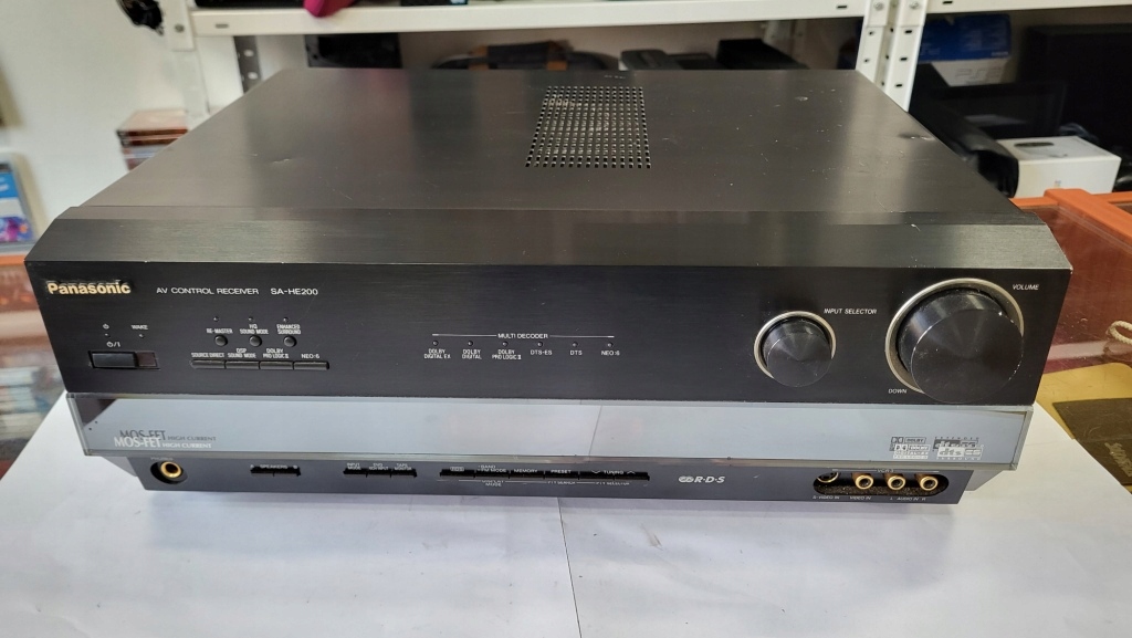 AMPLITUNER PANASONIC SA-HE200 CZARNY STAN DB GWR - 13412297820 - oficjalne archiwum Allegro