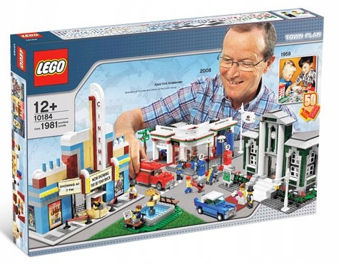 LEGO 10184 Town Plan Samochód Ratusz Miasto Unikat - 9217206271 ...
