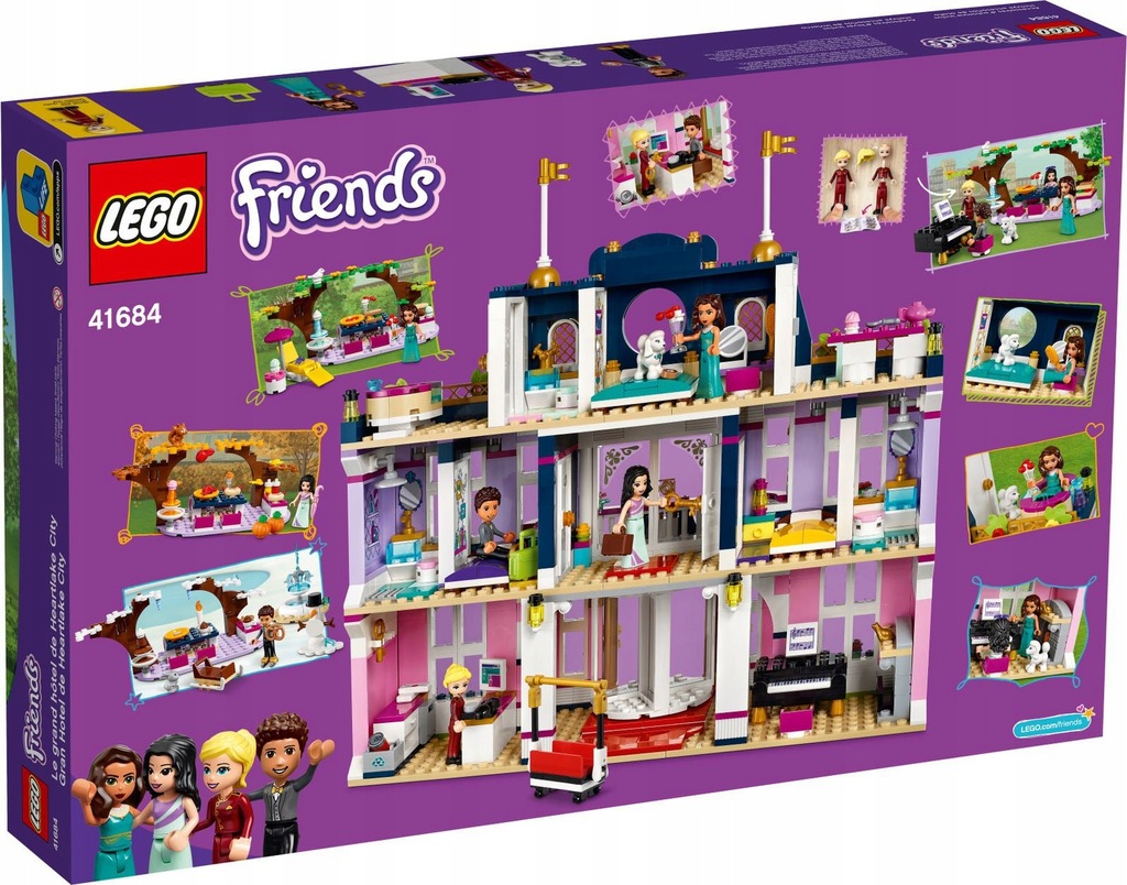 Купить LEGO Friends — Гранд-отель Heartlake 41684: отзывы, фото и ...