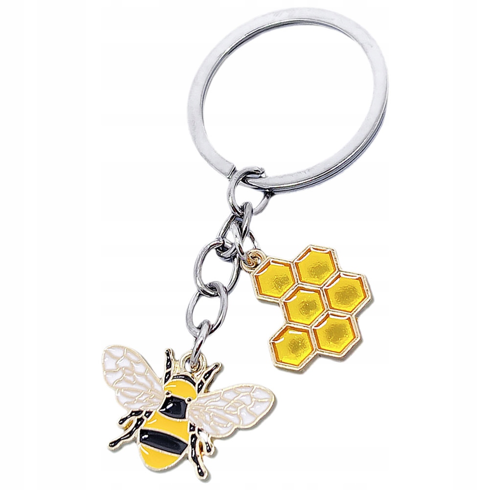 Bee Key Chain Metal Bee Key Ring Backpack Key - 14199350457 - oficjalne ...