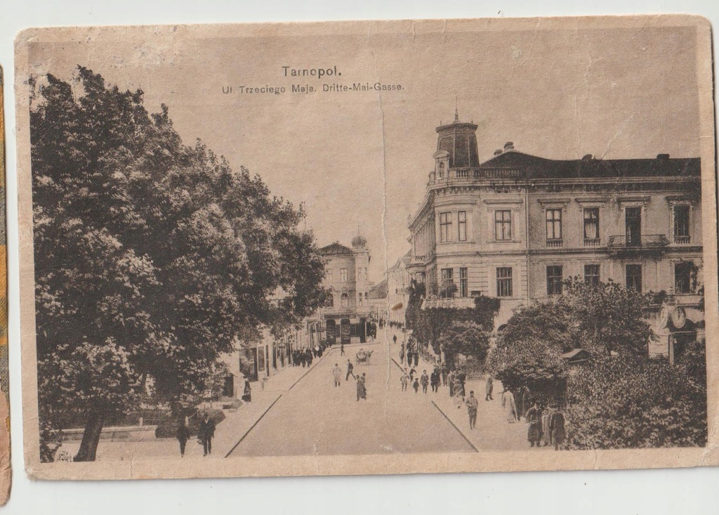 Tarnopol ul.Trzeciego Maja 1918 r Wydanie:Sztuka - 12653263642 ...