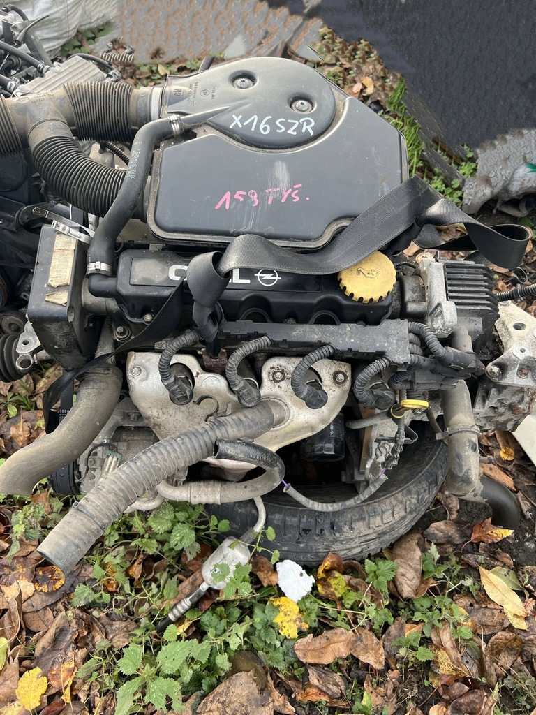 OPEL ASTRA G II SILNIK 1.6 8V X16SZR 158TYŚ KOMPLETNY SKRZYNIĄ I ...