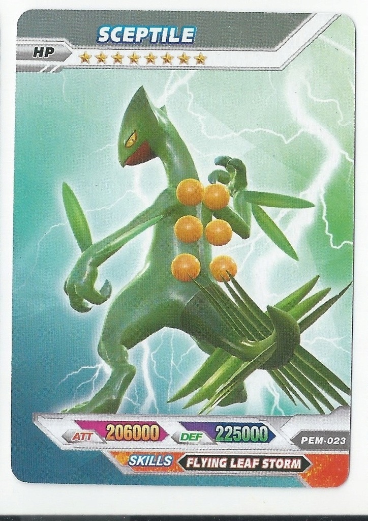 Karta Pokemon SCEPTILE - 12828050731 - oficjalne archiwum Allegro