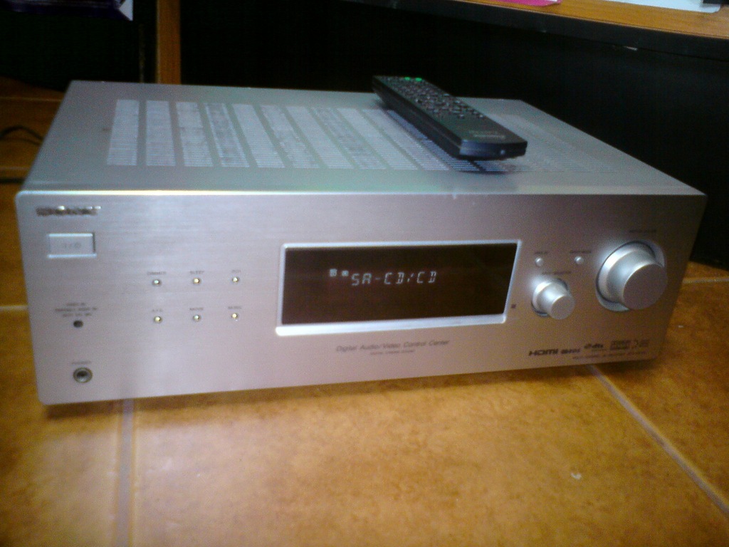 Amplituner SONY STR-KG700 srebrny z pilotem, HDMI RDS 5.1 lub STEREO ...