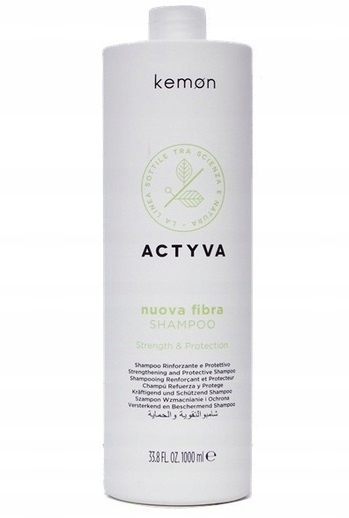 WZMACNIAJĄCY WŁOSY SZAMPON KEMON NUOVA FIBRA 1 L - 11472236552 - oficjalne archiwum Allegro