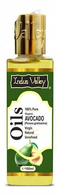 Indus Valley Nierafinowany olej awokado 100 ml - 12709962598 - oficjalne archiwum Allegro