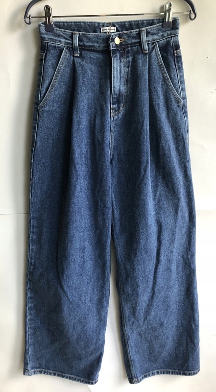 WANDJ* jeansy SZEROKIE NOGAWKI *S - 13641628565 - oficjalne archiwum Allegro