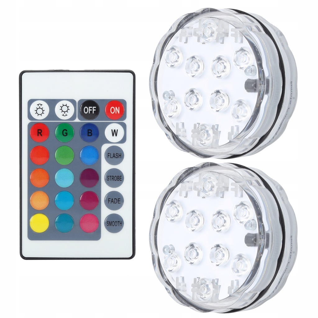 2el LED RGB LAMPA JACUZZI LAMPKA ŚWIATŁA PODWODN - 12222610070 ...