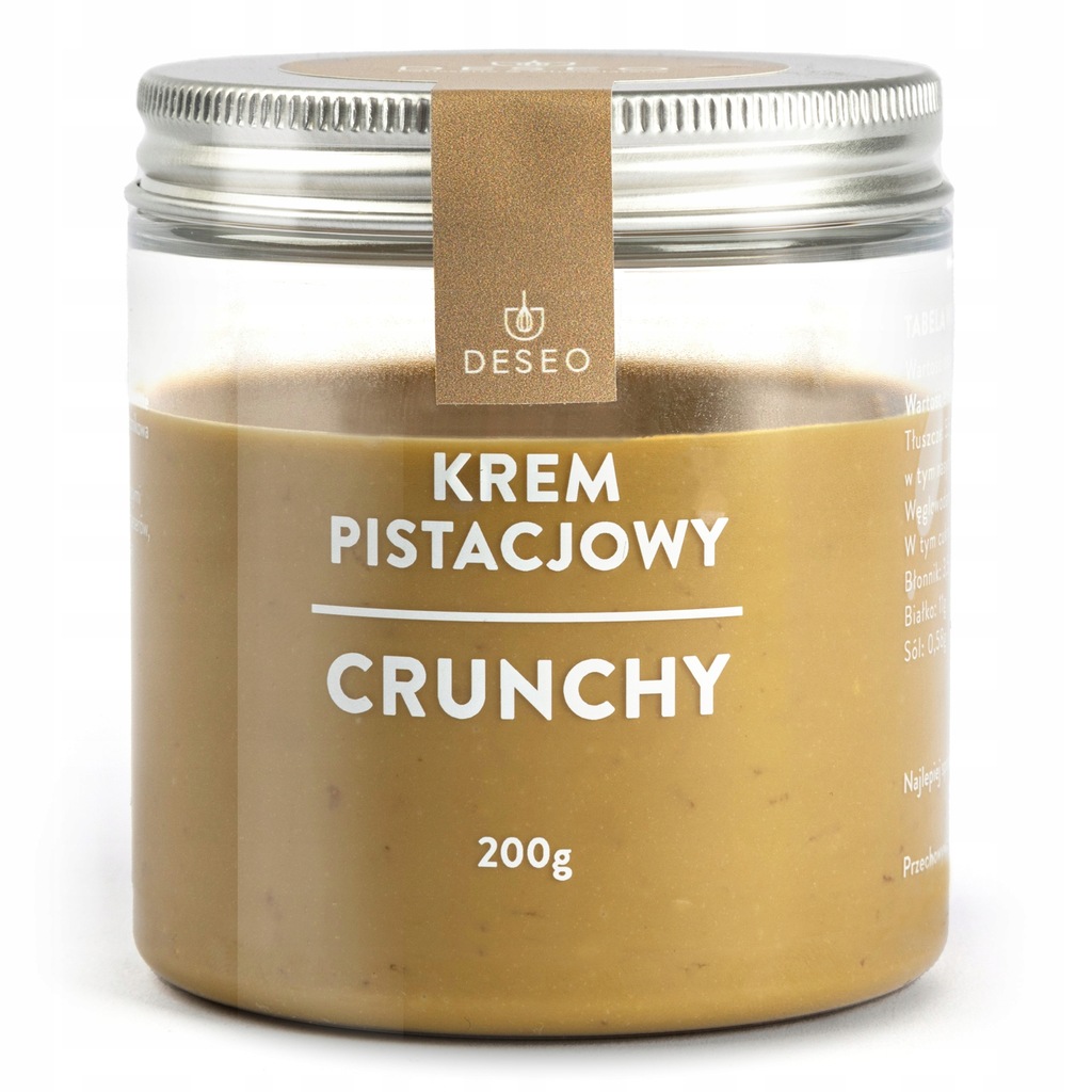 DESEO Krem pistacja Crunchy Krem pistacjowy CRUNCHY 200g 200ml - 12088850303 - oficjalne ...