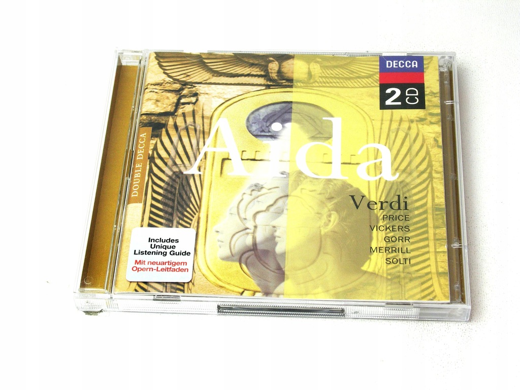 VERDI/ PRICE, VICKERS, GORR, MERRILL, SOLTI - AIDA - 14201315251 - oficjalne archiwum Allegro