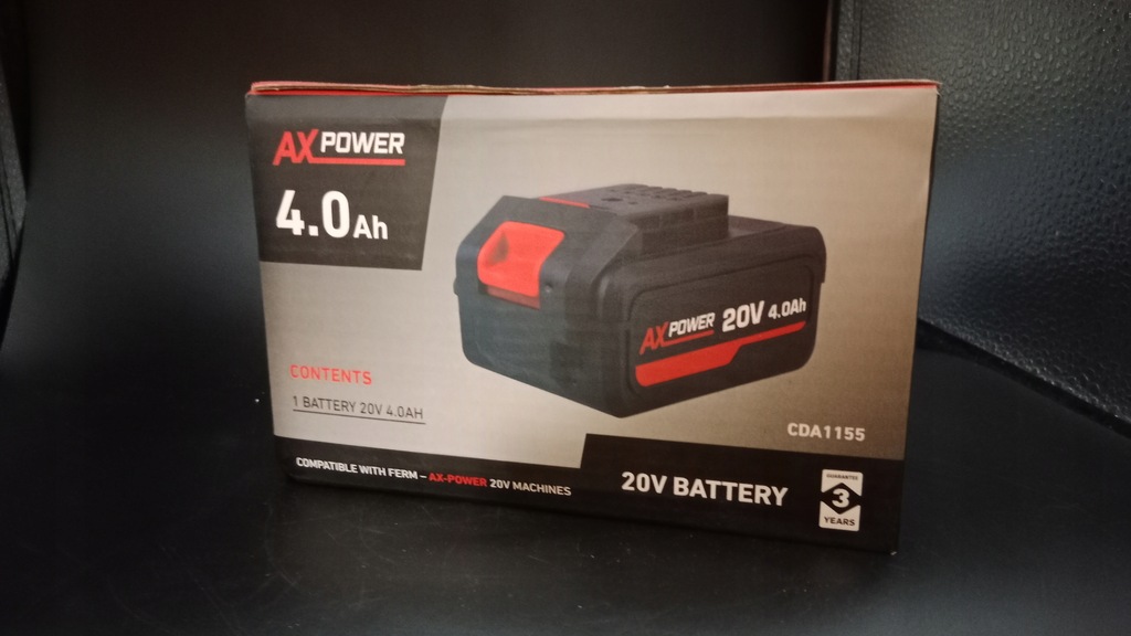 Akumulator Li-Ion AXPower CDA1155 20 V 4 Ah - 12336716524 - oficjalne ...