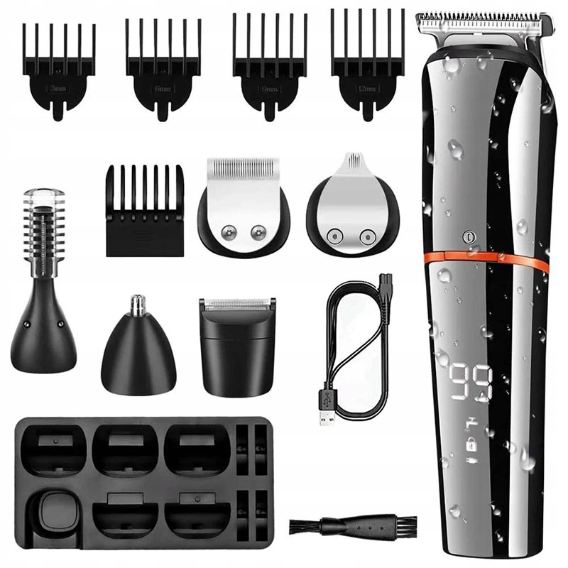 Hair Clipper 6 In 1 Hair Trimmer For Men Eyebrow Beard Trimmer Washable ...