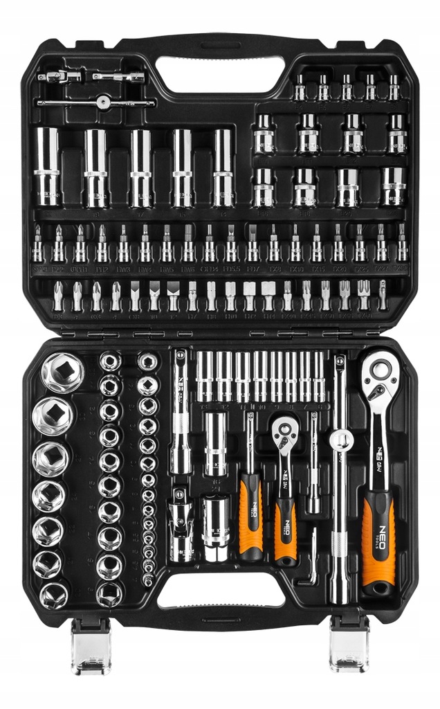 NEO 110 el. Zestaw kluczy klucze nasadowe 08-666 - 7644777874 - oficjalne archiwum Allegro