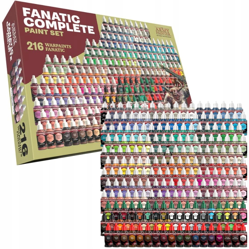 WARPAINTS FANATIC COMPLETE PAINT SET THE ARMY PAINTER - 15202417644 ...