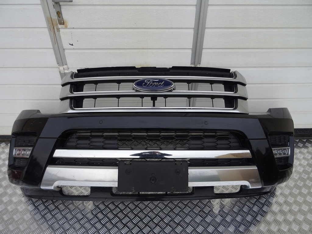 FORD EXPEDITION LIMITED 2016 2017 ZDERZAK PRZÓD GRILL LED PDC CHROM USA ...