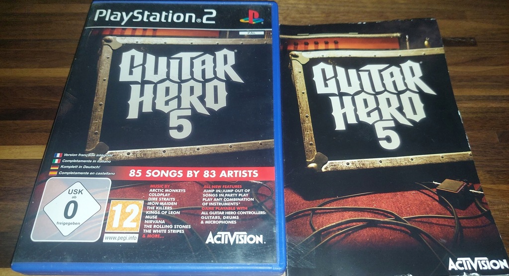 GUITAR HERO 5 - GRA NA PS2 - 12705756789 - oficjalne archiwum Allegro