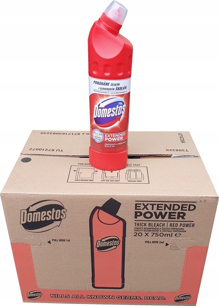 DOMESTOS Red Power DUŻA MOC 750ml - 10452637721 - oficjalne archiwum ...